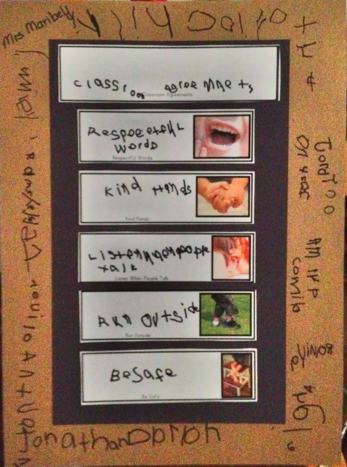 The Simplicity of Learning: Classroom Agreements