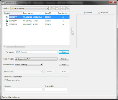 Dave's Rave: Linking Teamcenter Managed Excel Files With Solid Edge ...