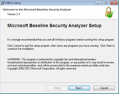 My Cybersecurity Journal: Microsoft Baseline Security Analyzer (MBSA)