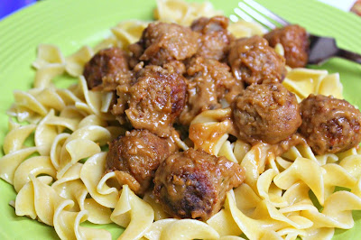 Smothered Meatballs - A Bountiful Love