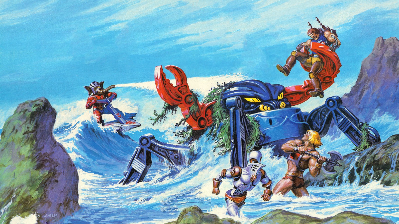 Toys and Bacon: The Box Art of MOTU Vehicles