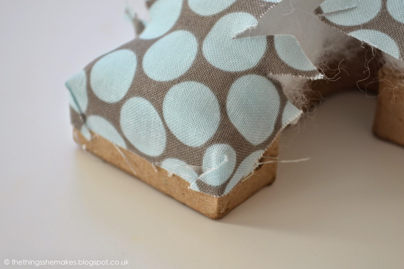 How to Make Padded Letters | The Things She Makes