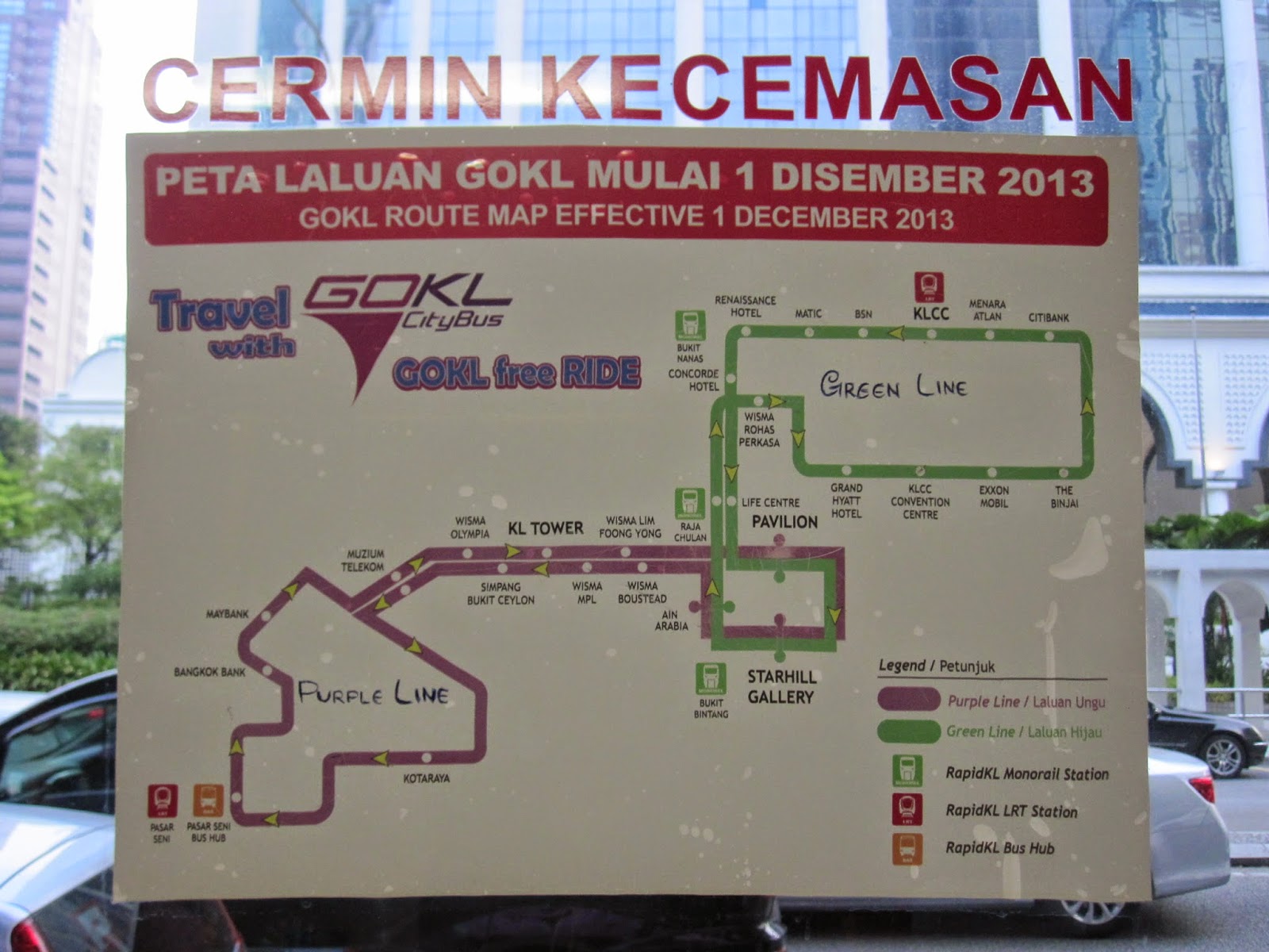 Rute Baru : GO KL, Cara Gratis Jelajah Kuala Lumpur