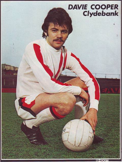 Old Scottish Football: Clydebank Davie Cooper 1977