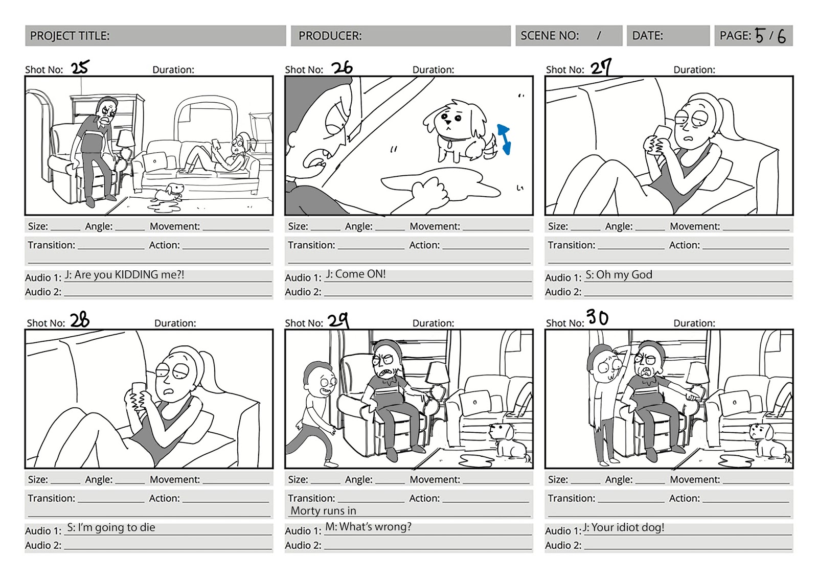 Hannah Shigeta Storyboard Portfolio: Rick and Morty Storyboard ...