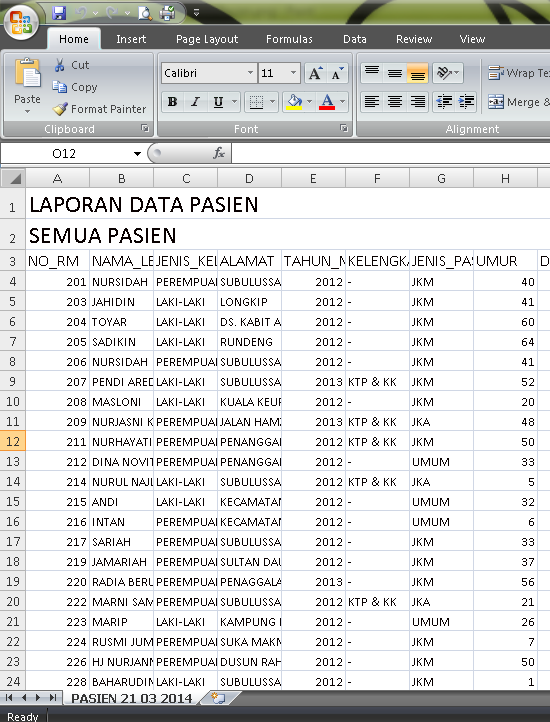 Aplikasi Pengolahan Data Pasien Menggunakan Delphi 7 Dan Database Ms Access 2003 Aminsoft