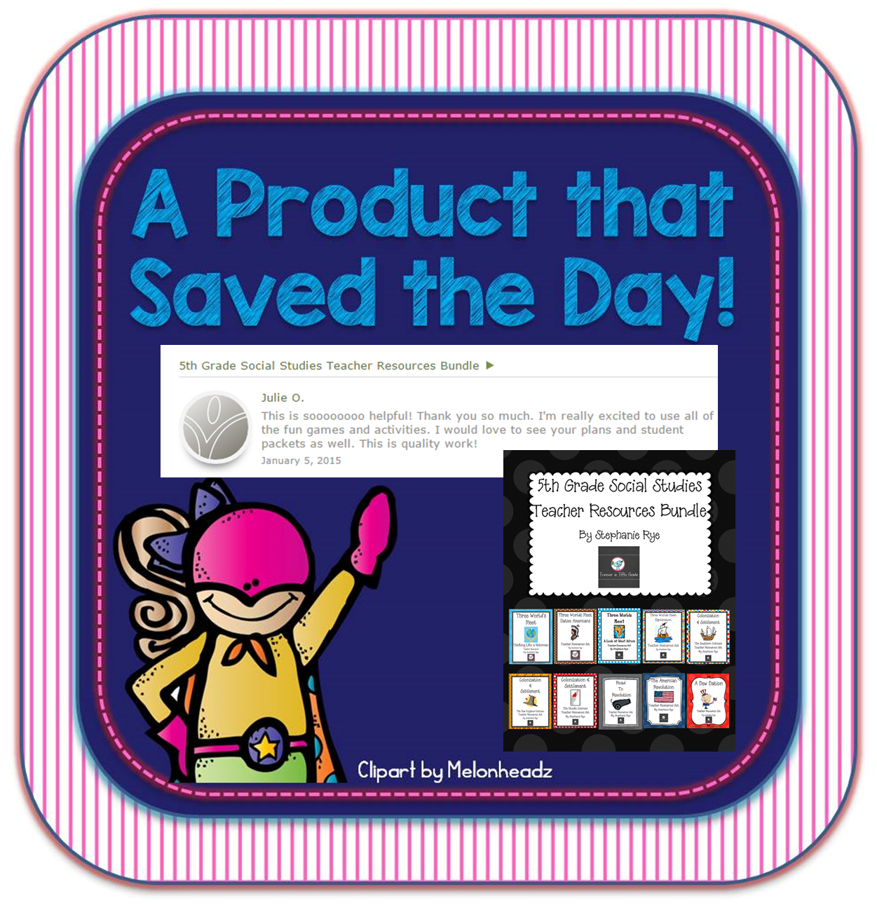 Superhero Product Linky | Forever in Fifth Grade