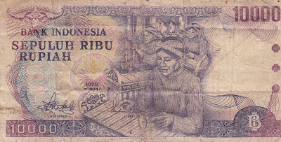 Uang 10000 (Sepuluh Ribu) Rupiah 1979 Gamelan | Uang Kuno Kertas Logam