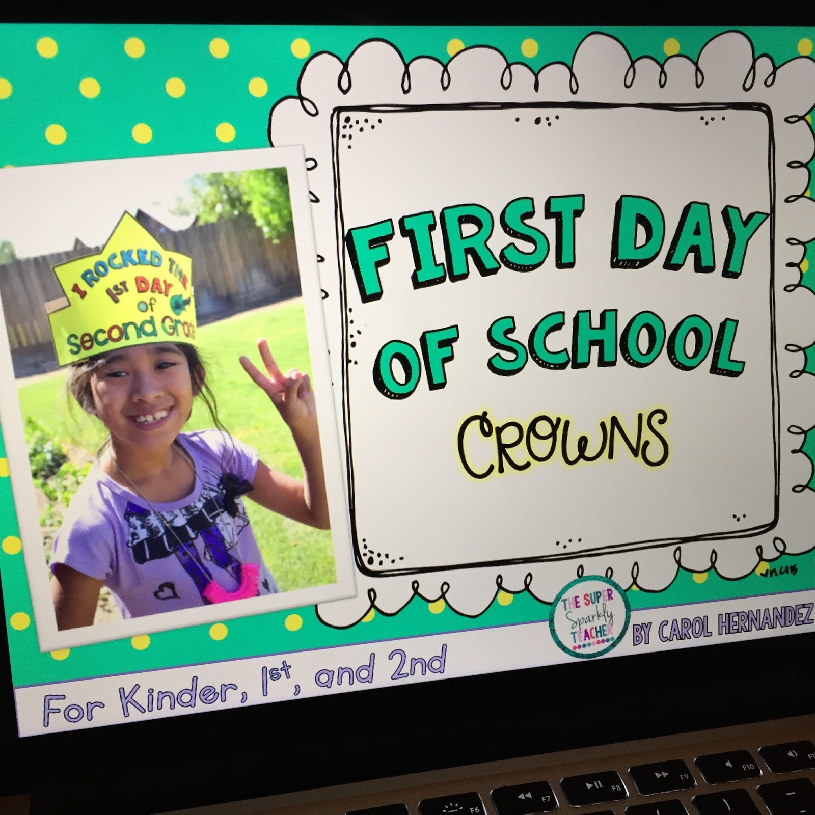 The Super Sparkly Teacher: Back to School Crown FREEBIE