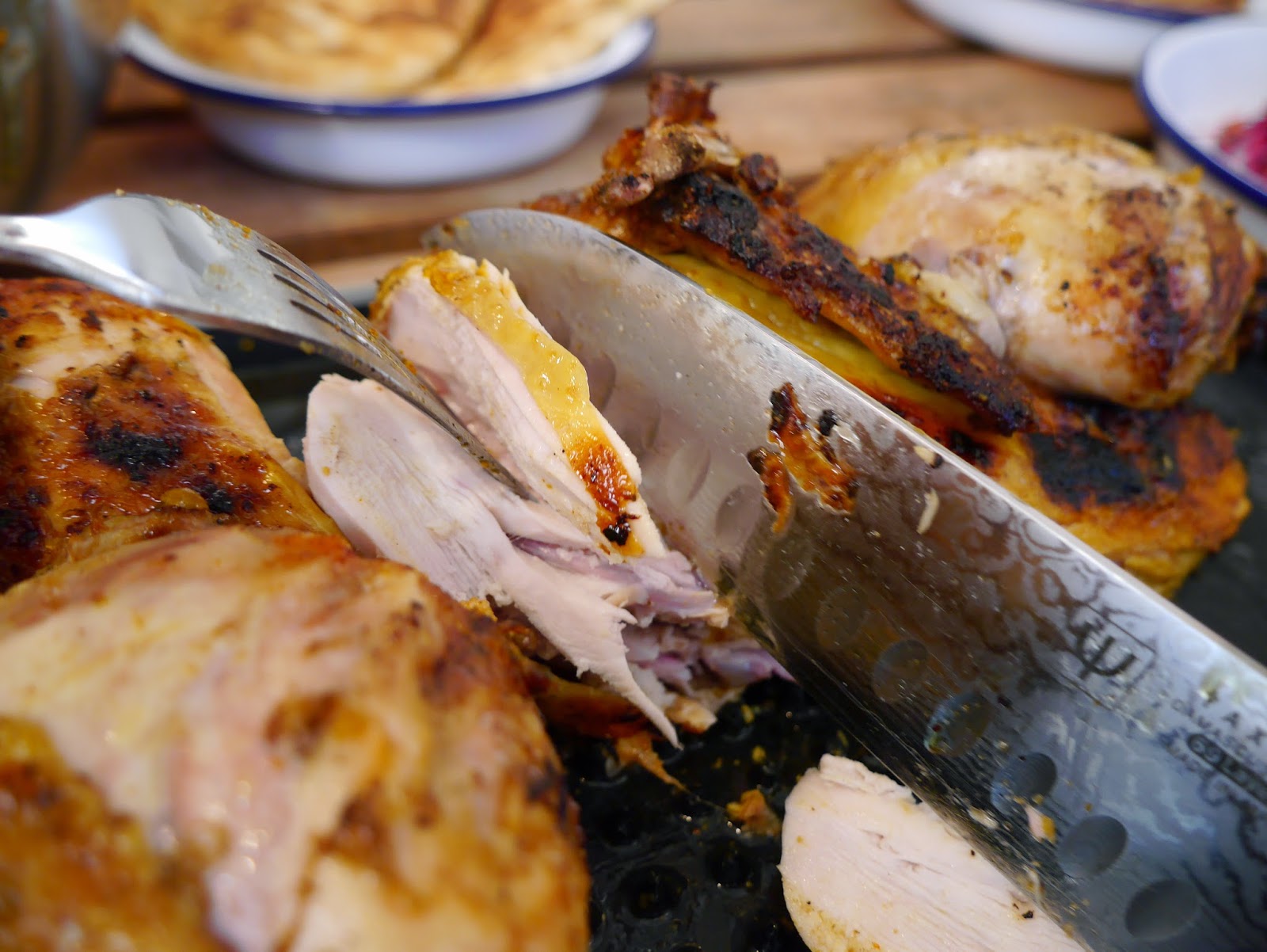 The Mocking Bird: Bindi BBQ'd Bird with Summerfied Indian Sides