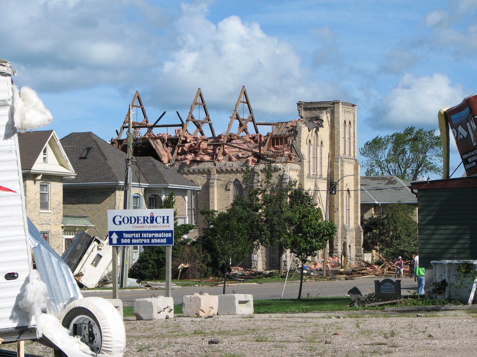 Memories Of The Past: GODERICH TORNADO AUGUST 21, 2011 (OUR TOWN)