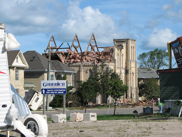 Memories Of The Past: GODERICH TORNADO AUGUST 21, 2011 (OUR TOWN)