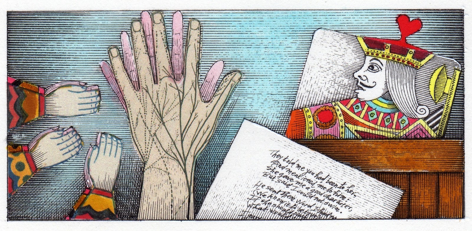 John Vernon Lord: 'There was a general clapping of hands'