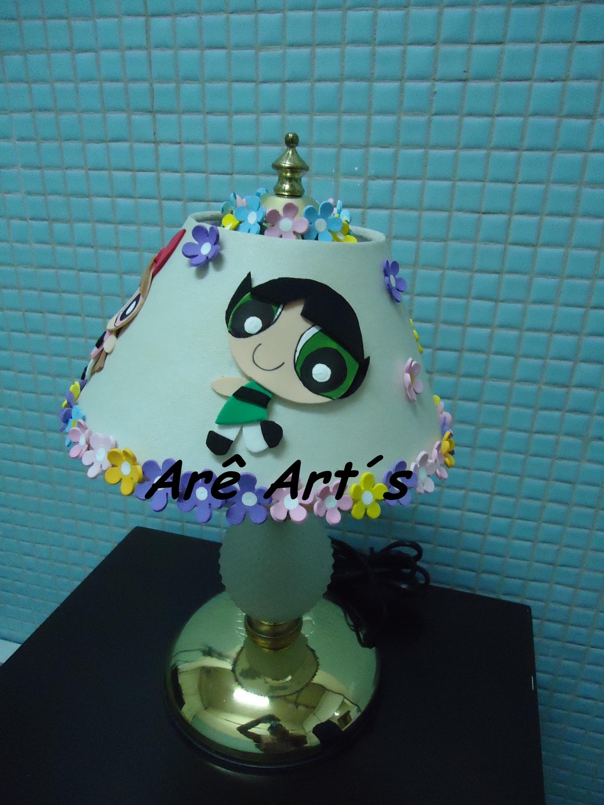 Arê Art´s: Abajur Decorado!