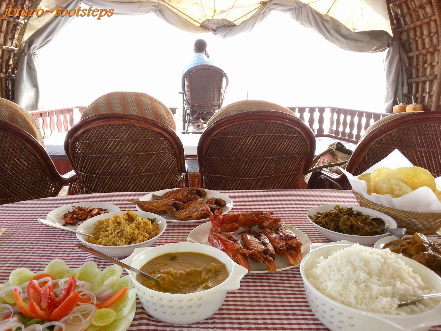 Footsteps - Jotaro's Travels: YummY! - Kerala Houseboat Feast ...