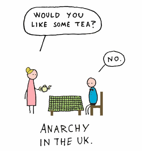 Vic the Vicar!: English? How to spot anarchy