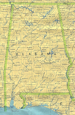 Karta över Alabama Bild | Karta över Sverige, Geografisk, Fysisk ...