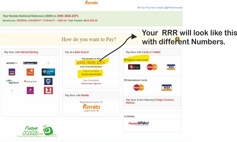 Procedures with Picture guidelines on How to Pay Via Remita Retrieval ...