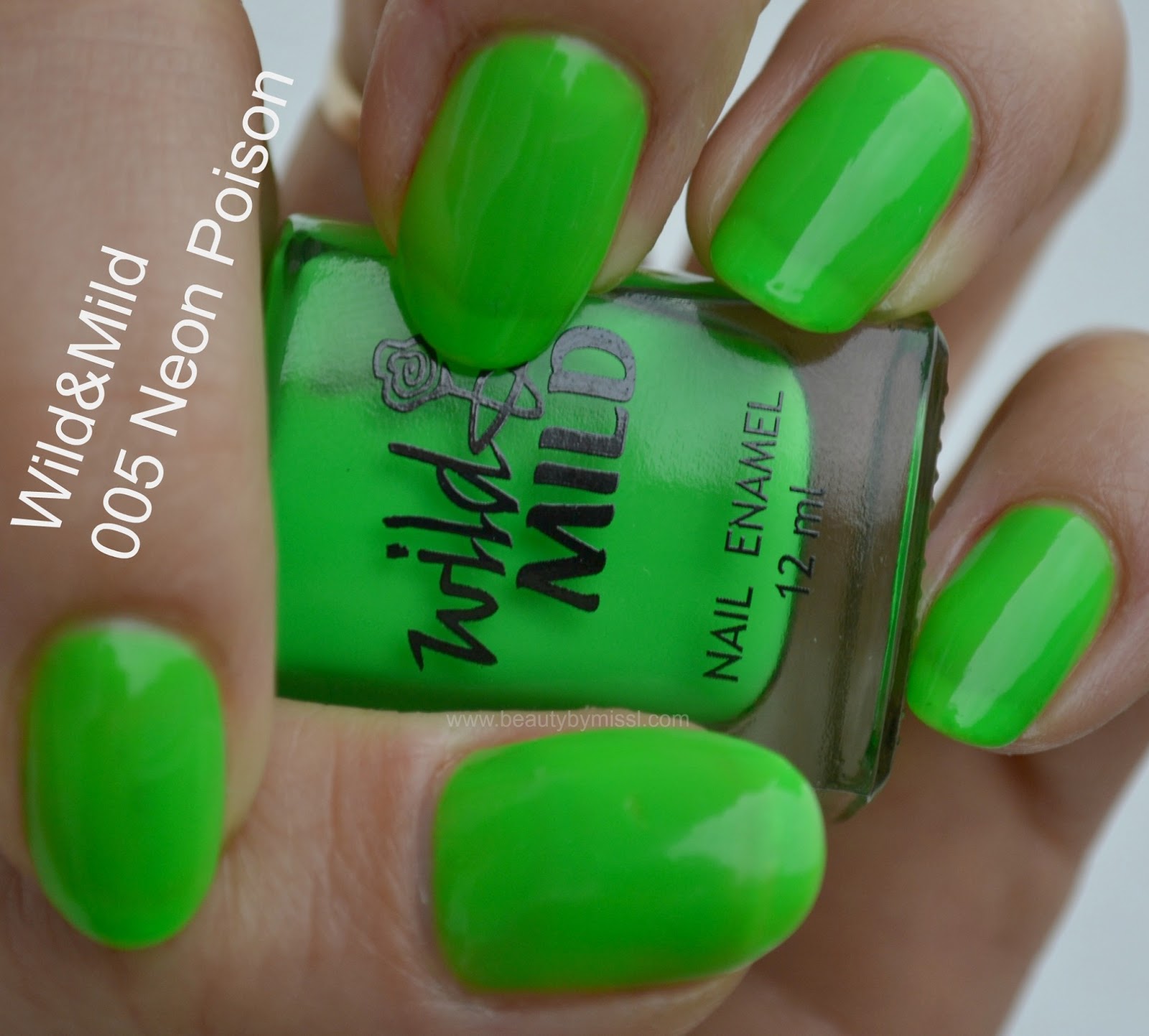 NOTD: Wild&Mild 005 Neon Poison - Beauty by Miss L