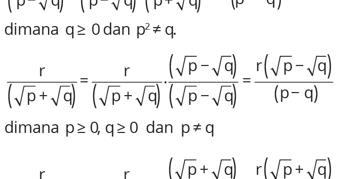 Contoh Bilangan Rasional Dan Irasional Dalam Bentuk Akar - Berbagi ...