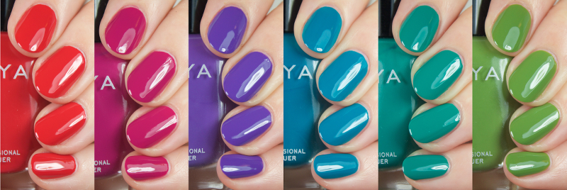 Wondrously Polished: Zoya - Island Fun Collection: Swatches & Review