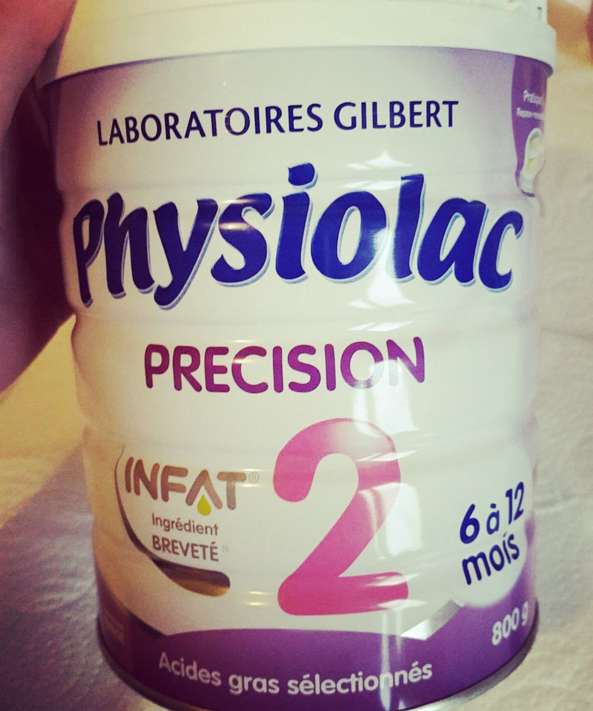 Physiolac Précision 2, le lait deuxième âge nouvelle génération