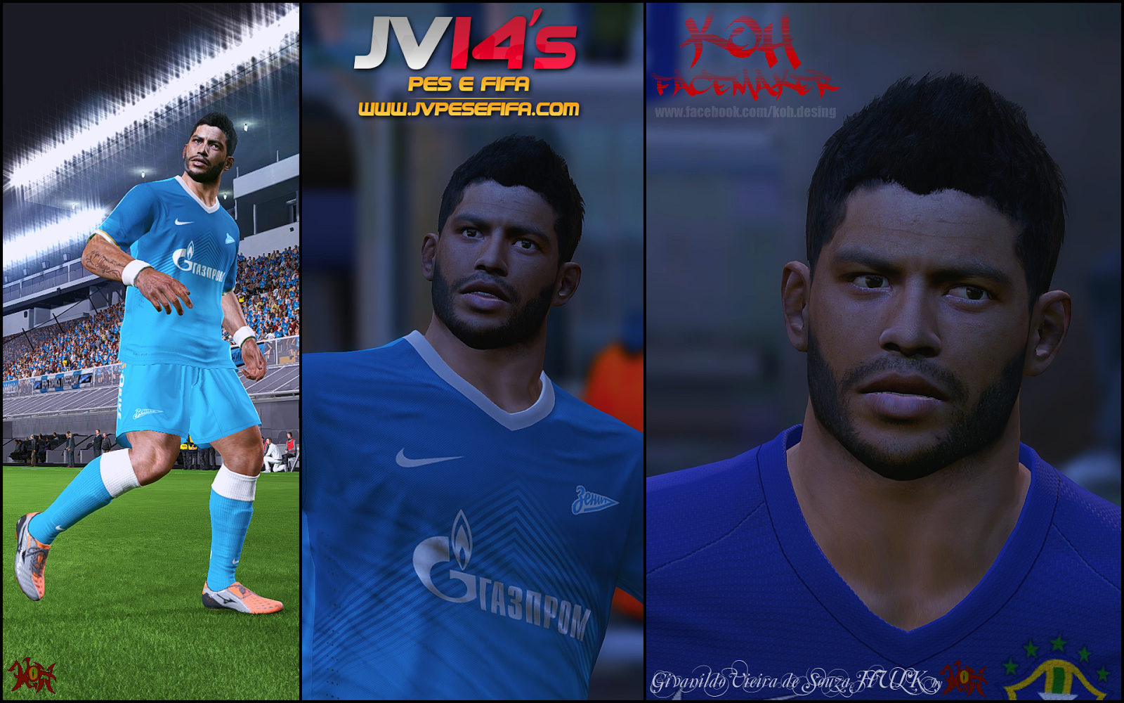 PES 2014: Face Hulk - Zenit | Blog Teste Template JV