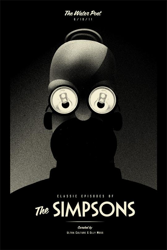 The Blot Says...: The Simpsons Poster by Olly Moss
