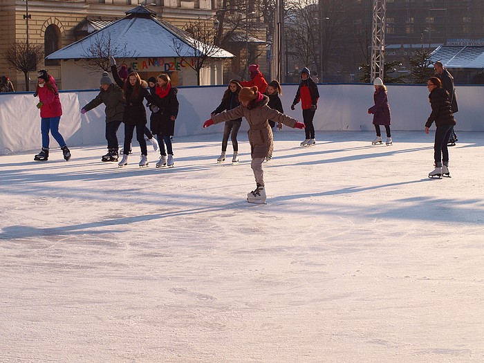Krakow and more - photoblog : Ice skating rink in Cracow (Lodowisko w ...