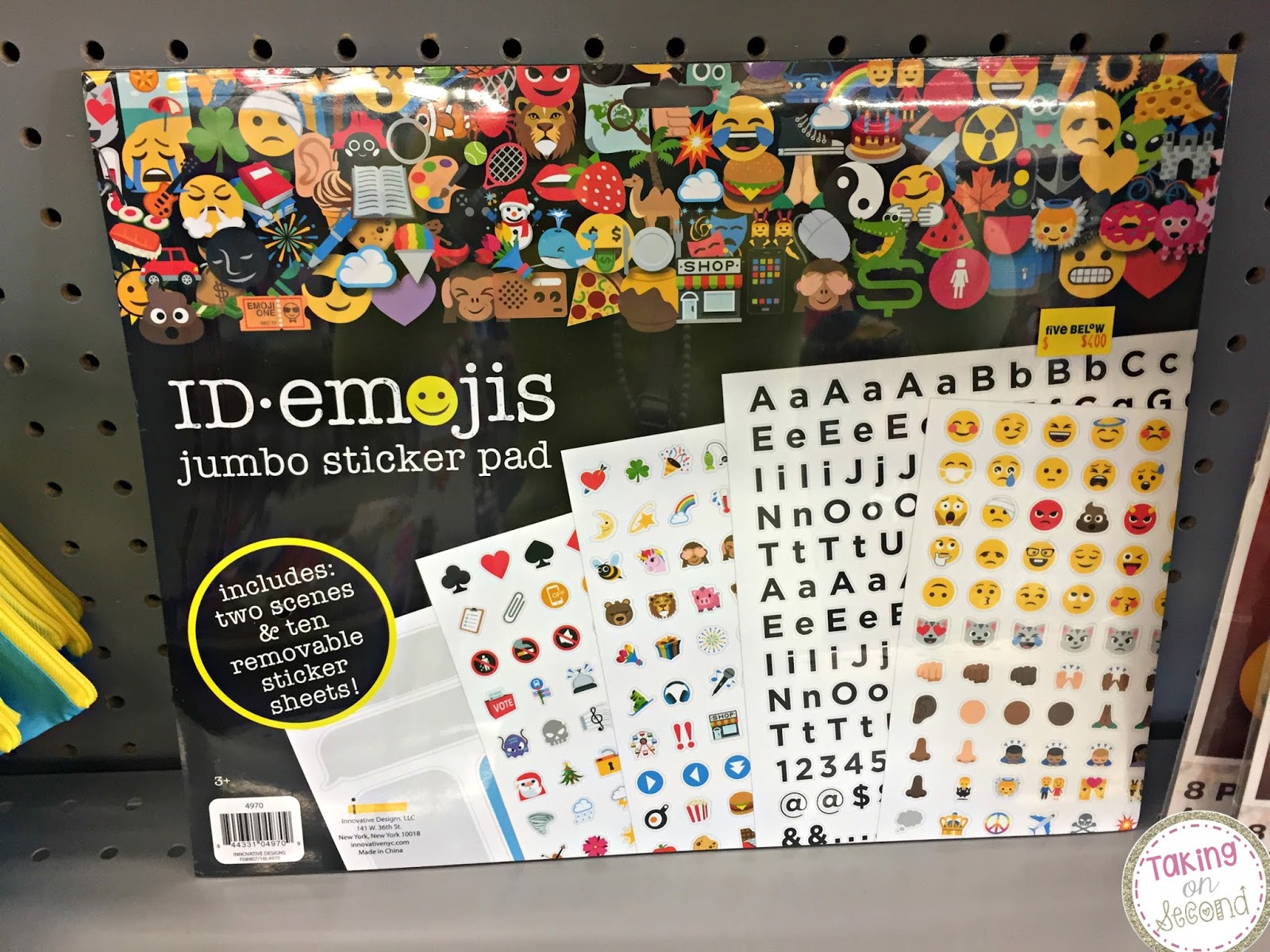 Top Teacher Tools from Five Below - Taking on Second