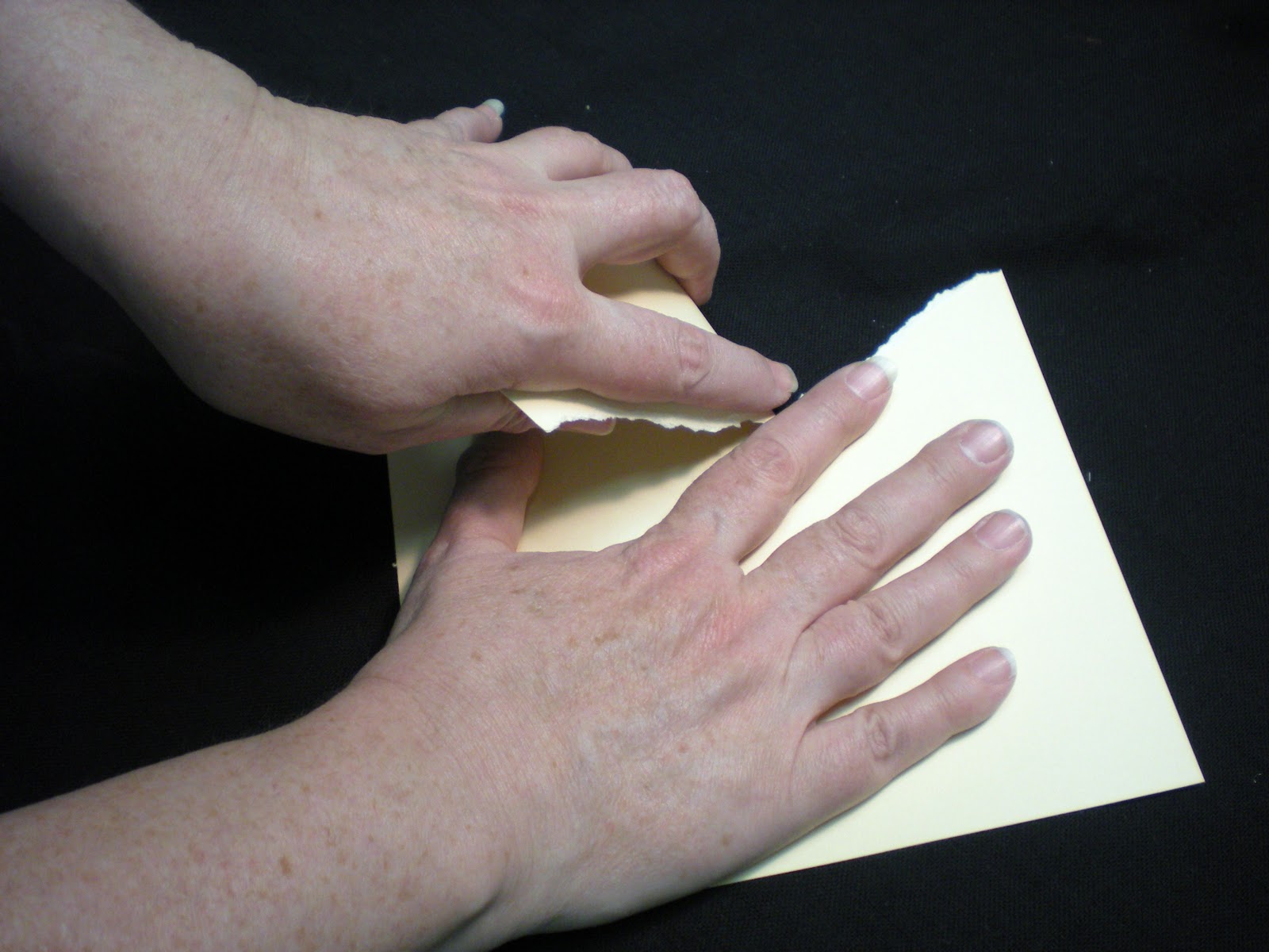 Midnight Pixy Designs: Quiz Katie - Paper Tearing