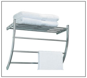 Wall Mounted Hotel Towel Rack - Luxurious and Functional | Hotel towel ...