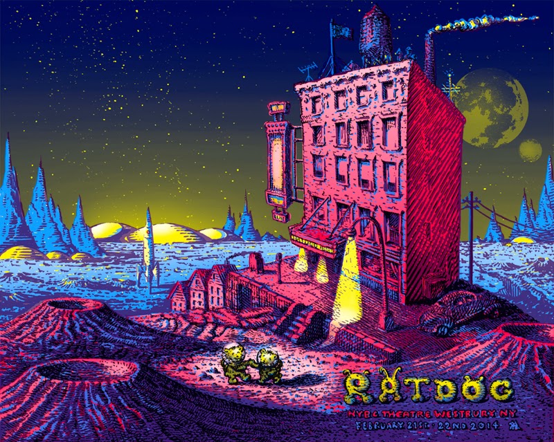 INSIDE THE ROCK POSTER FRAME BLOG: David Welker RatDog Westbury New ...