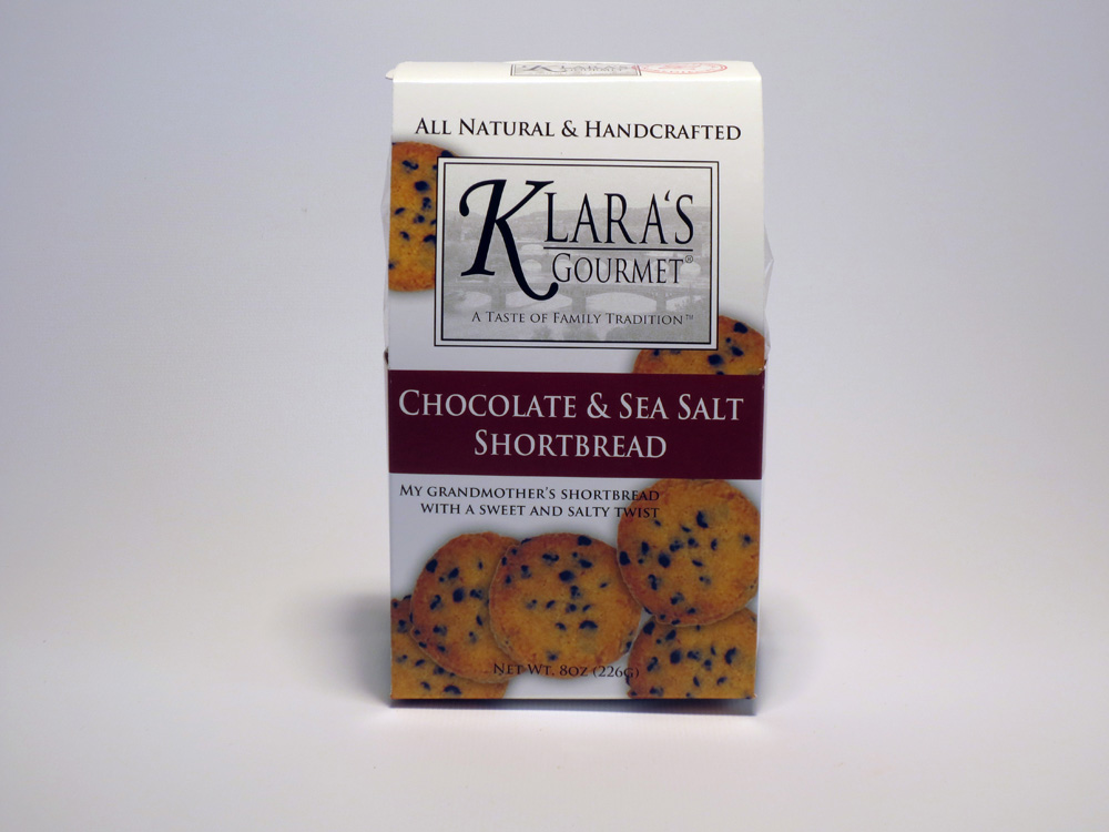 Whom You Know: Chocolate Sea Salt Shortbread Cookies by Klara's Gourmet ...