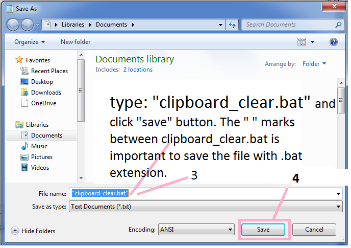 Clear Clipboard via command line