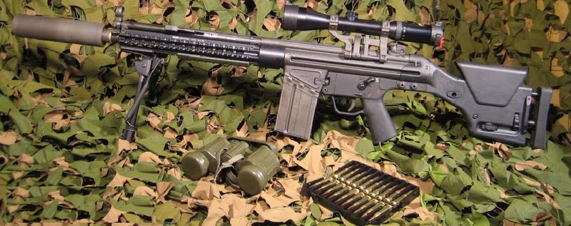 Weapons: G3A1 riffle 1