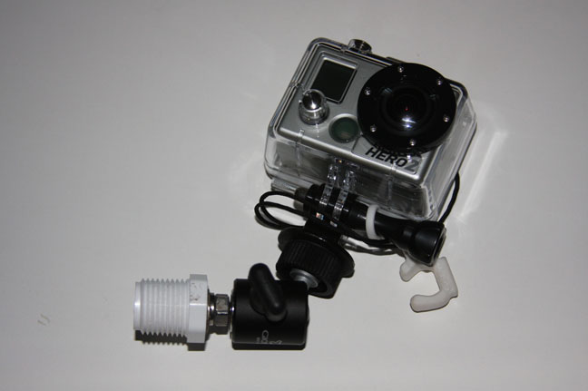 Cool Diy kayak gopro pole | Distance