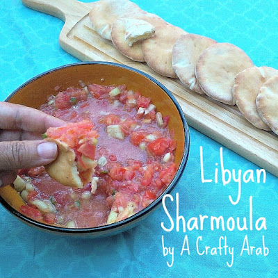 A Crafty Arab: Guest Blogger Post - Libyan Sharmoula Tutorial