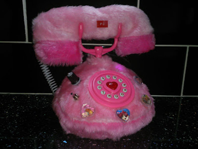 MATRIXSYNTH: Circuit Bent Pink Fluffy Telephone by freeform delusion