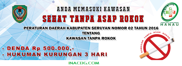 Contoh Baliho/Spanduk Larangan Merokok PSD - Array Azman