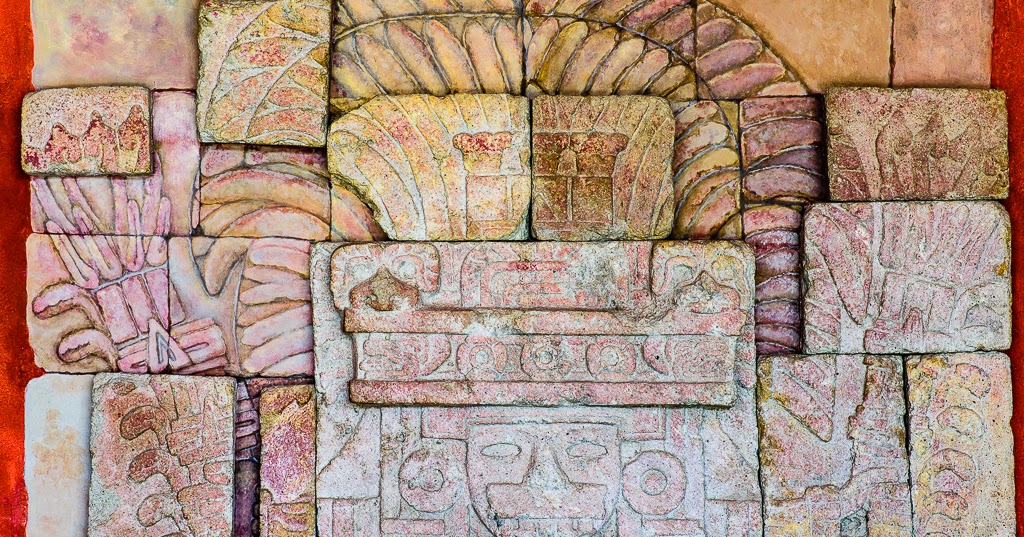 Earth Color Magic: Ancient Stone Mural - Teotihuacán, México