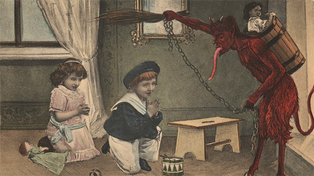 { The Seventh Cloud }: The Anti-Santa: Krampus! the evil beast.