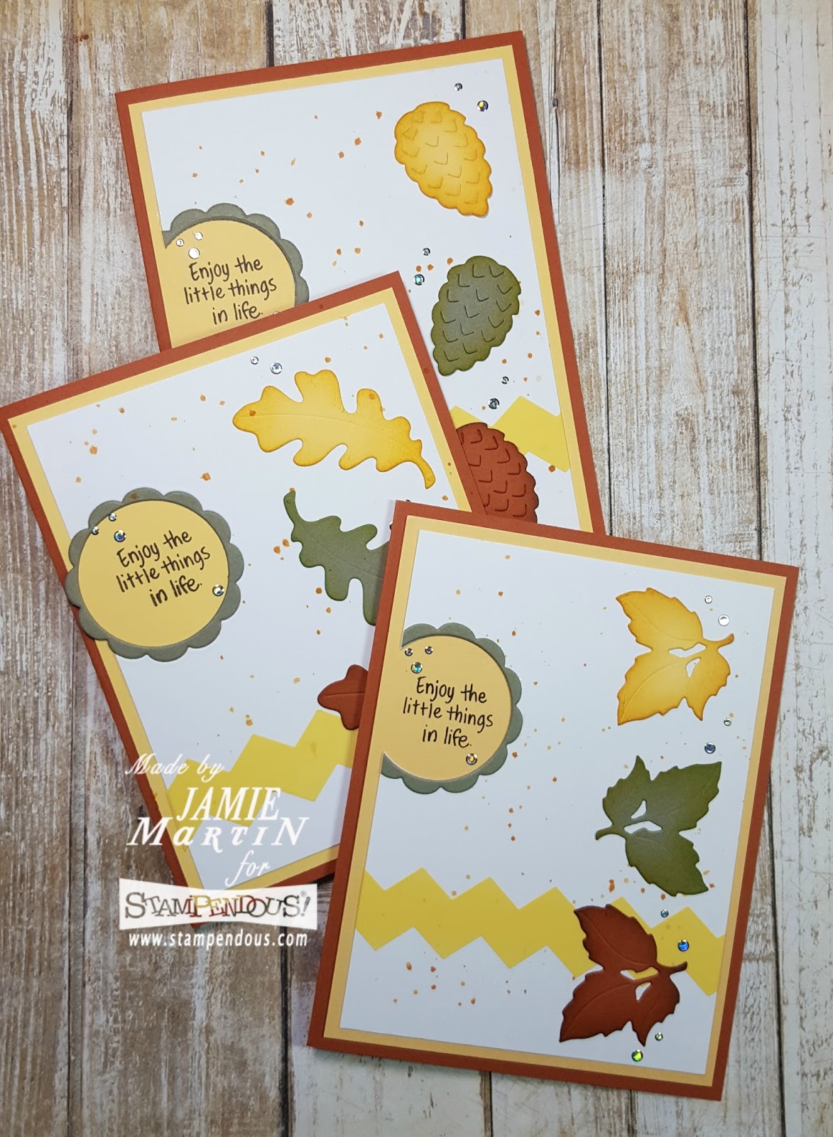 Stamp This!: Fall Note Card Set