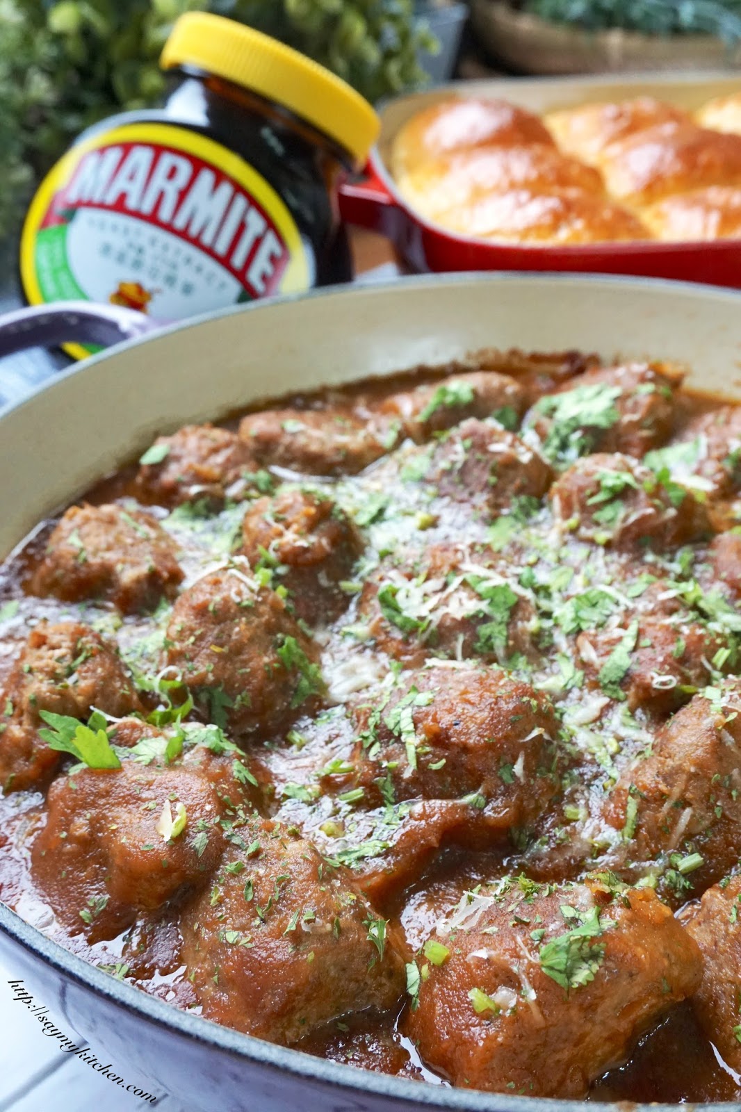 Say My Kitchen: Marmite Meatballs 妈蜜肉丸