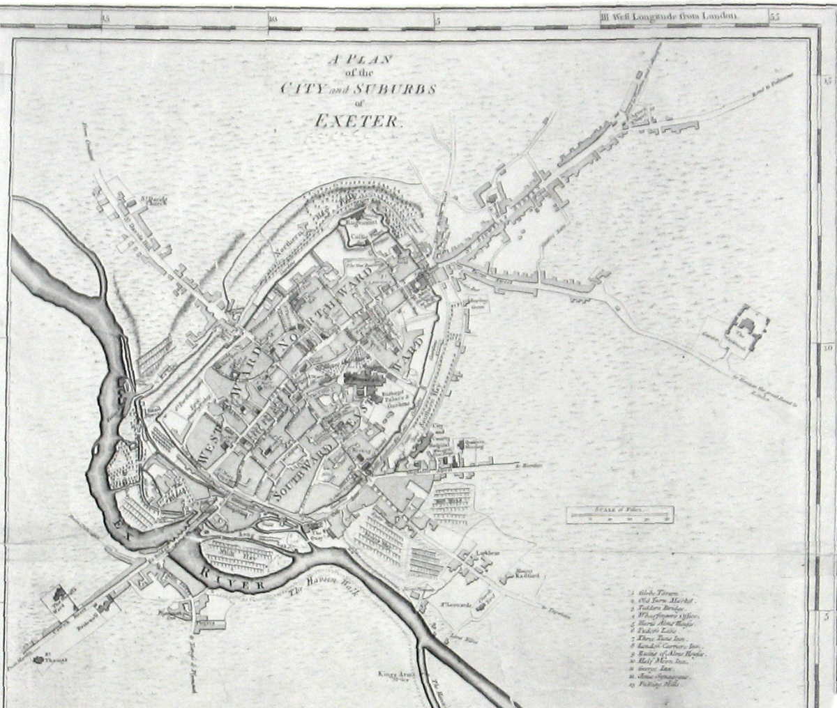 Exeter Working Papers in Book History: Exeter maps