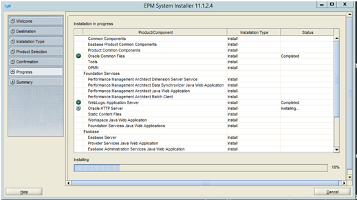 Hyperion 11.1.2.4 Installation guide