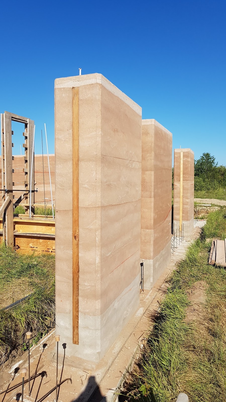 Rammed Earth Saskatchewan Canada: Mid-July Update Rammed Earth Building