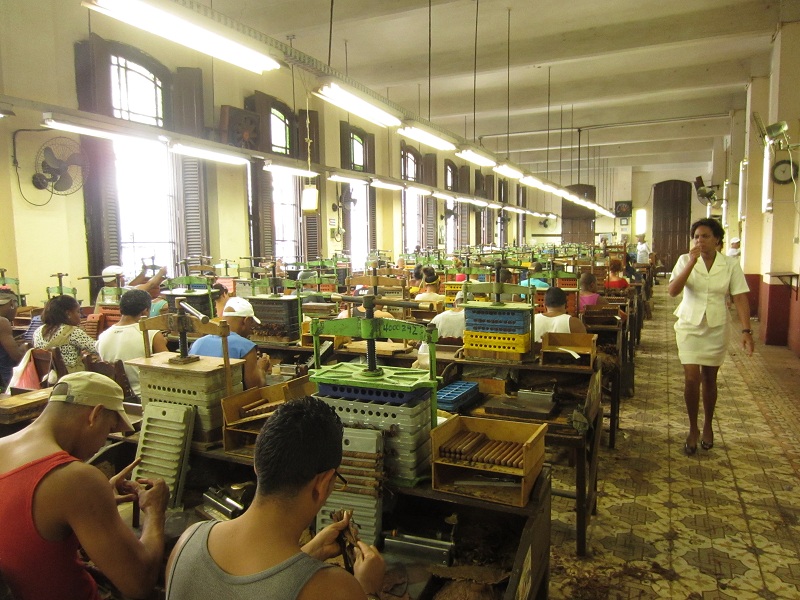 Cuban Cigars, Culture & Lifestyle: H.Upmann cigar factory (Havana)