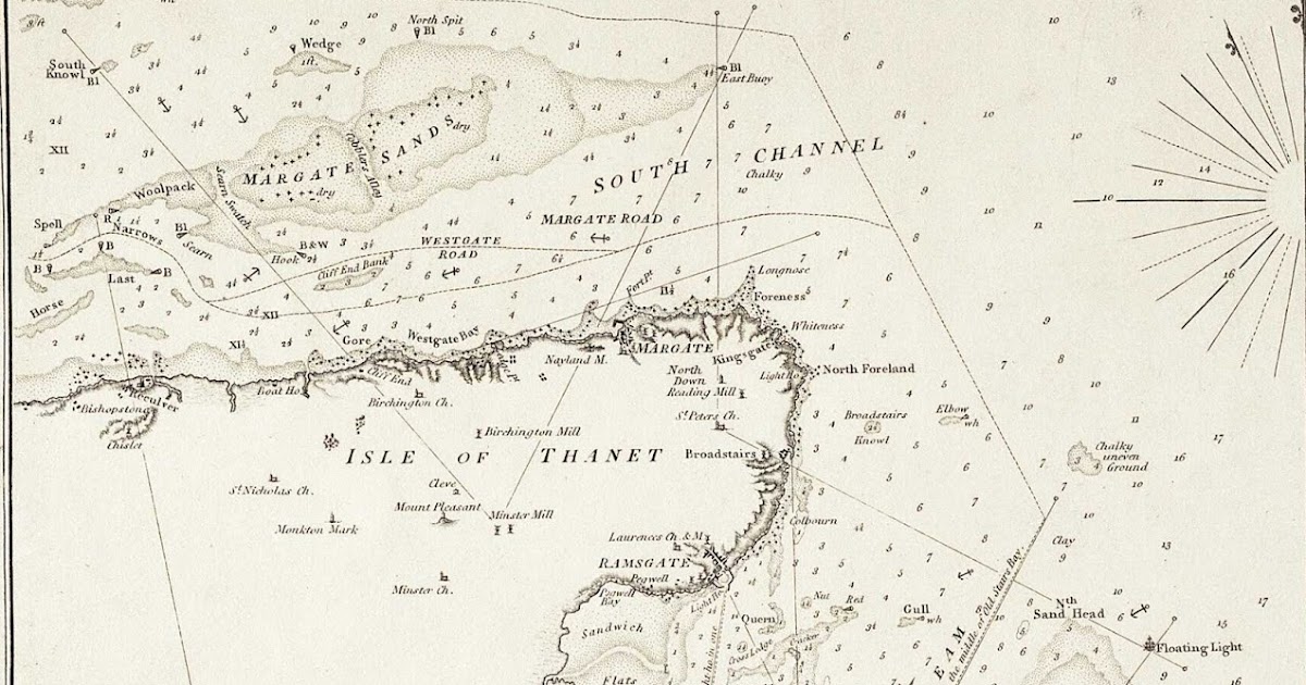 thanetonline: Thanet area Maps of the Sea usually called Charts