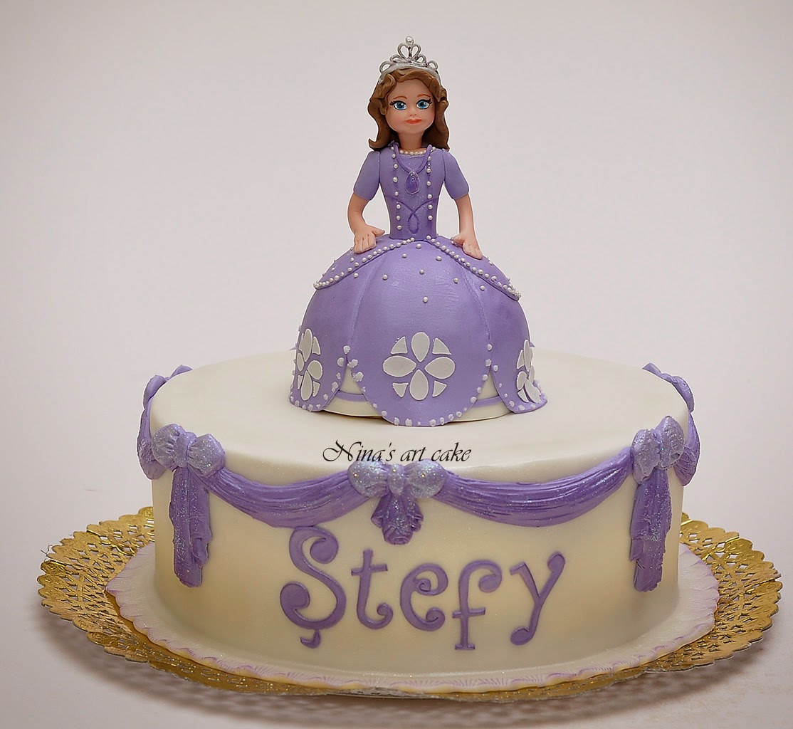 Nina's Art Cake: Tort "Printesa Sofia" pentru Stefy